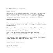 Local Government AssignmentASSIGNMENTAnswer the followi | DOCX