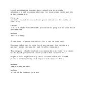 Local government leaders have asked you to provide information and r | DOCX