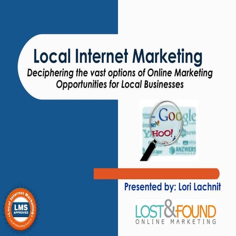 Local Internet Marketing | PPT | Social Networking | Internet