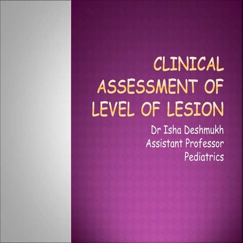 Localisation of lesion cns | PPT