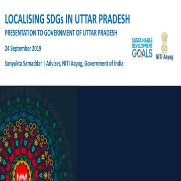 LOCALISING SDGs IN UTTAR PRADESH.pptx LOCALISING SDGs IN UTTAR PRADESH ...