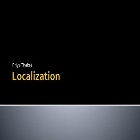 Localization | PPTX