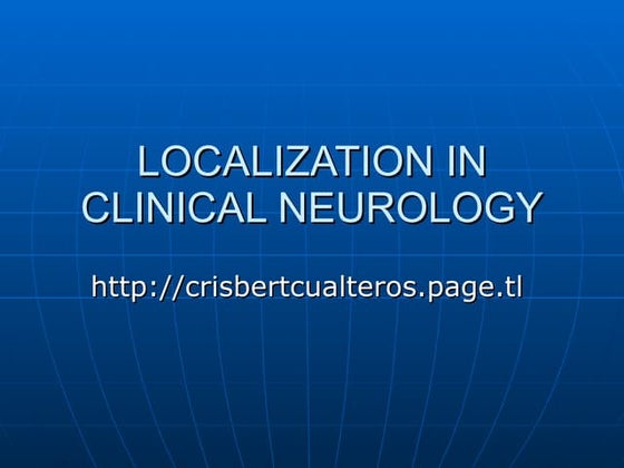 Introduction to neurology | PPT