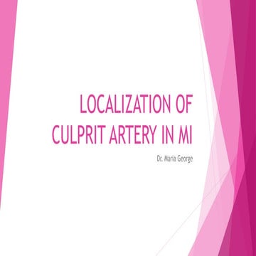 LOCALIZATION OF CULPRIT ARTERY IN MI.pptx