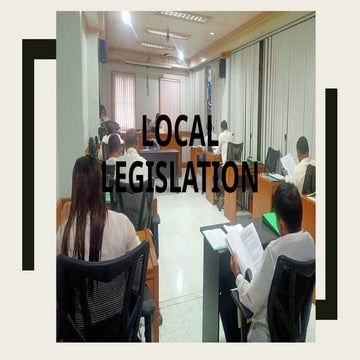 LOCAL LEGISLATION sample presentatio.ppt