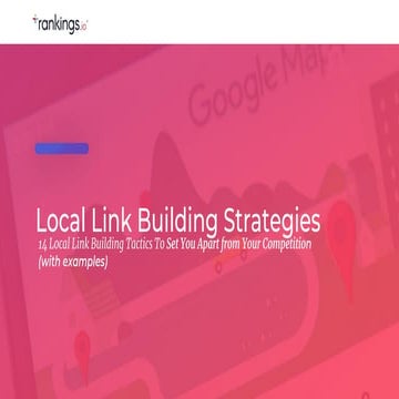 Local Link Building Strategies Any Business Can Use | PPT