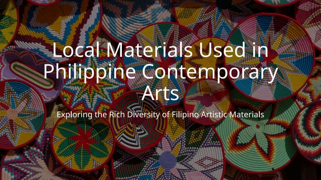 Different Contemporary Art technique and Performance Practices in CPAR ...