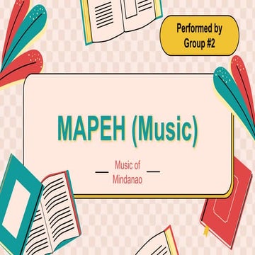MAPEH 7 (MUSIC OF MINDANAO) | PPTX