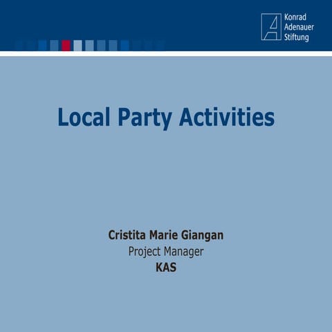 Local party activities | PPT