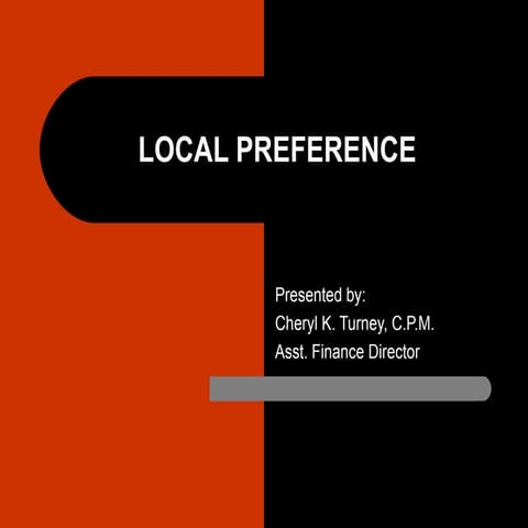 Local Preference | PPT