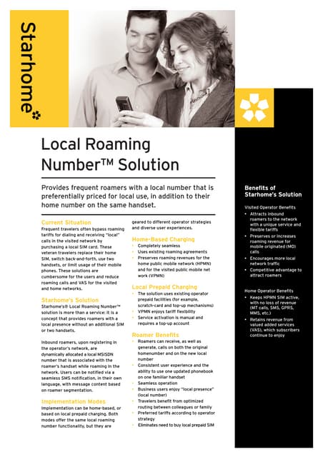 Telecom Roaming Overview | PDF | Phone Services | Home Utilities