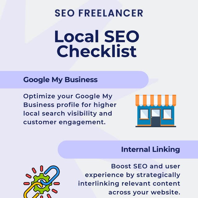 Local SEO Checklist | SEO Freelancer in Gurgaon | PDF