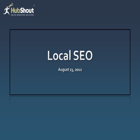 Local SEO Webinar | PPT