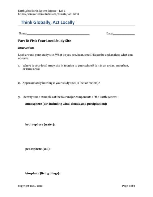 Earth and Life Science - Earth Subsystems Grade 11 | PPTX | Geography | Science