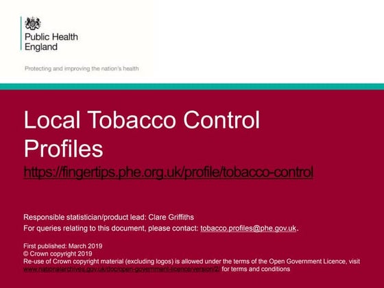 Stoptober: infographic of HSCIC statistics on smoking | PDF