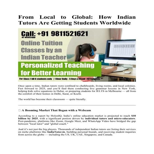 Local to Global - How Indian Tutors Are Getting Students Worldwide.pdf