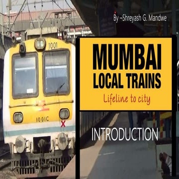 Mumbai Local trains | PPTX