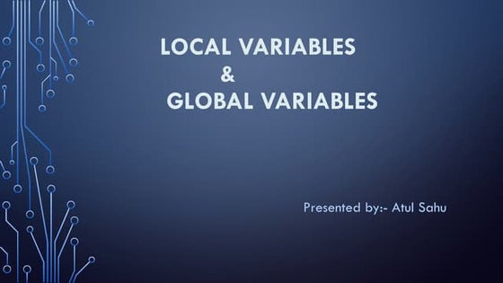 SD & D Variable Scope | PPT