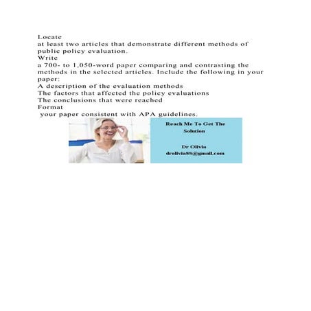 Locate at least two articles that demonstrate different methods of.docx