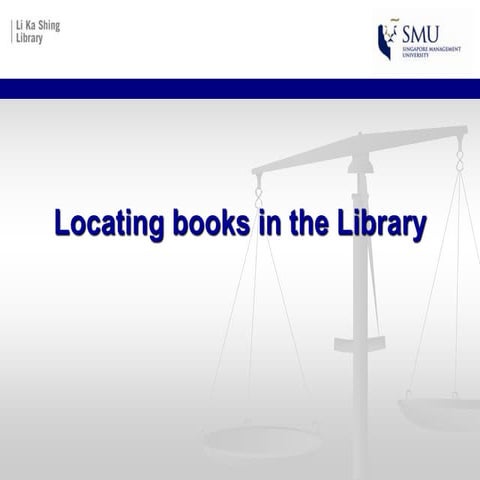 Locating books in the library | PPTX