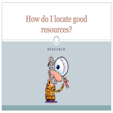 Locating resources2 | PPT