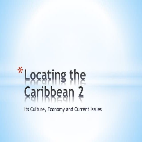 Definitions of the caribbean | PPTX