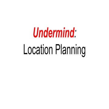 Location research | PPTX