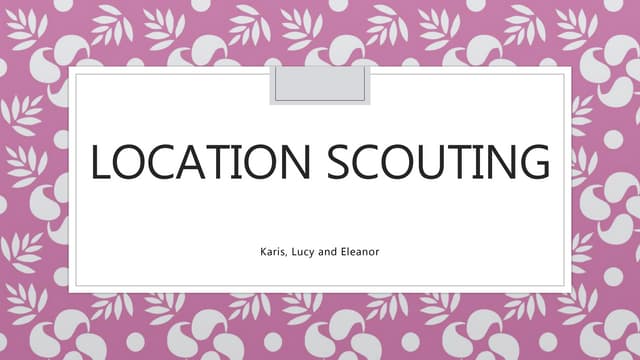 Location list | PPTX