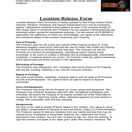 Location scout-form ben's house 2 | PDF