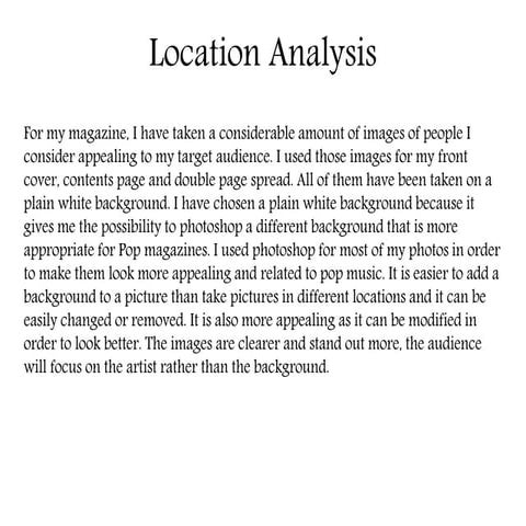 Location Analysis | PPTX