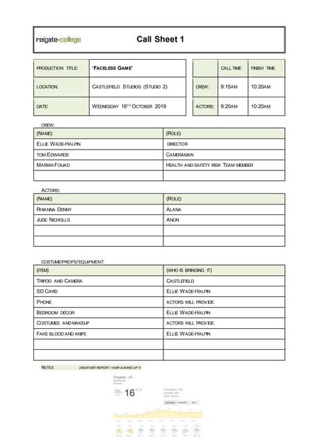 Call sheet-parent.docx