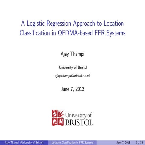 Location Classification in Fractional Frequency Reuse (FFR)-based Systems | PDF | Computer ...