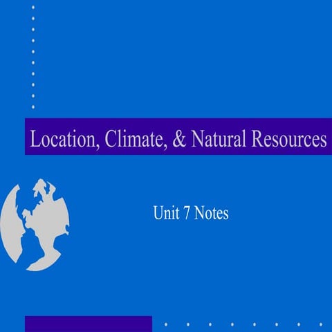 Australia how do location climate and natural resources effect trade | PPT