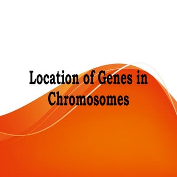 Genes Location in the cell important understanding about heredity | PPTX