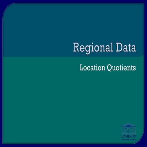 Location quotients | PDF