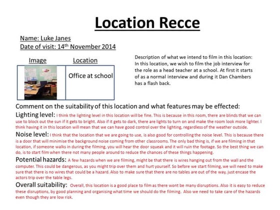 Location photos | DOCX