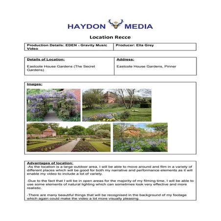 Location Recce | PDF