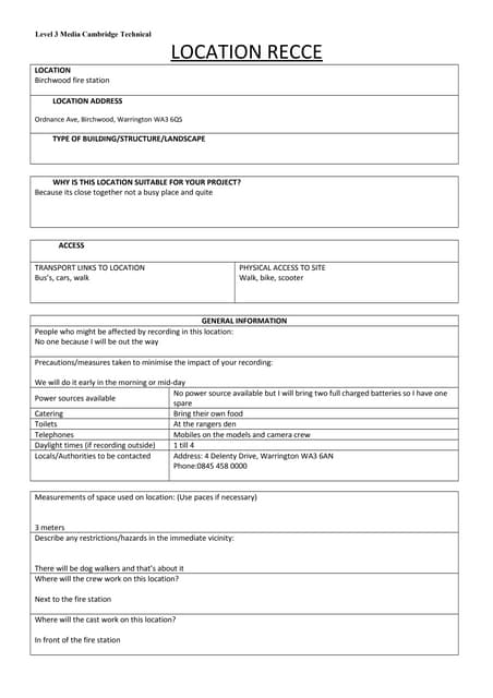 Location Reece & Risk Assessment.pdf
