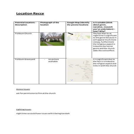 Location Reece | DOCX