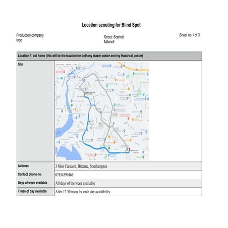 Location recce template.docx