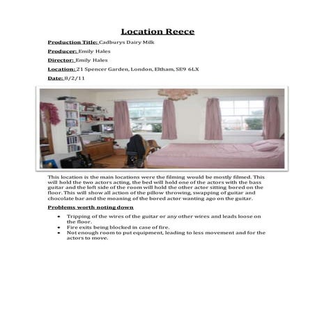 Location reece (bedroom) | PDF