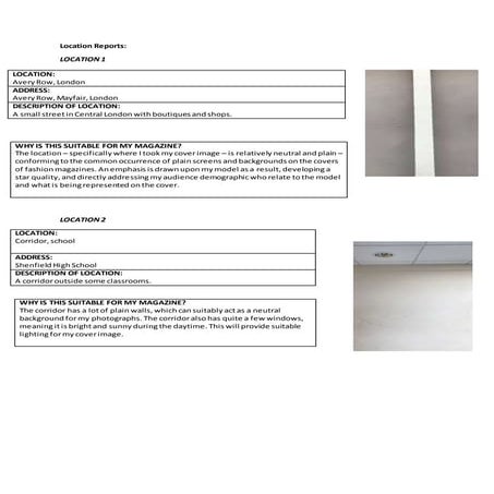 Location Reports | PDF