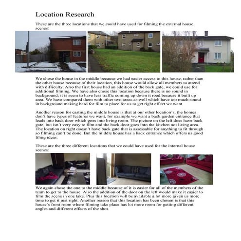 Location research | DOCX