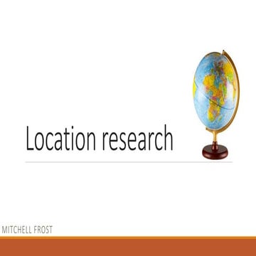 Location research | PPTX