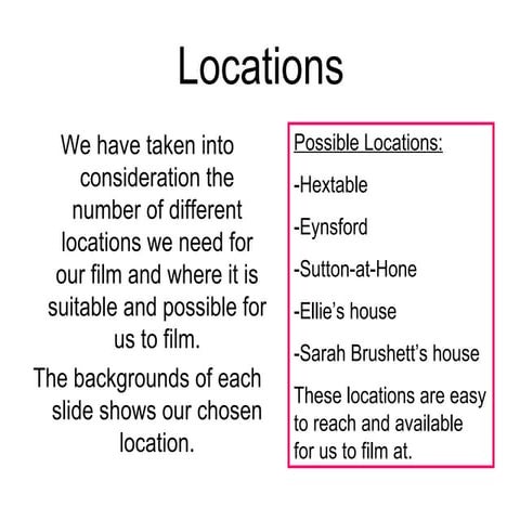 Locations | PPT