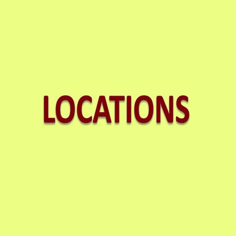 Locations | PPT