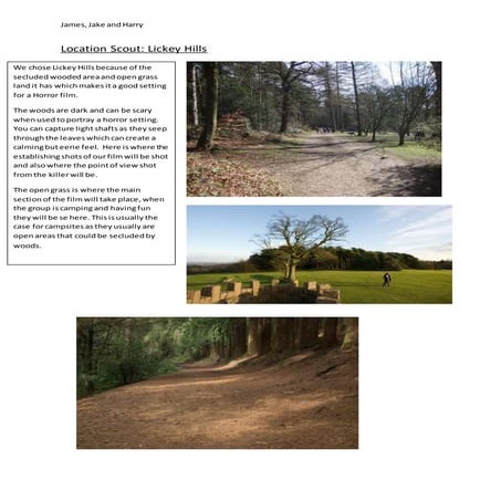 Location scout | DOCX