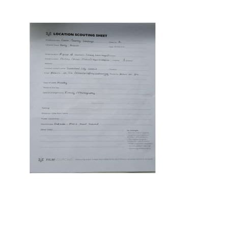 Location Scouting Docx