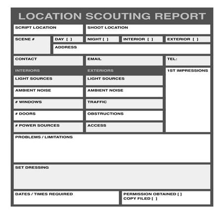 Location scouting report-2 copy 3 | PDF