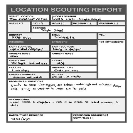 Location scouting report george | PDF
